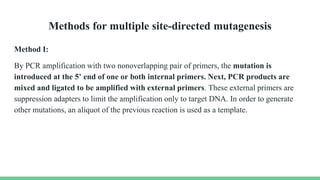 _Site directed Mutagenesis.pptx