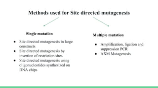 _Site directed Mutagenesis.pptx