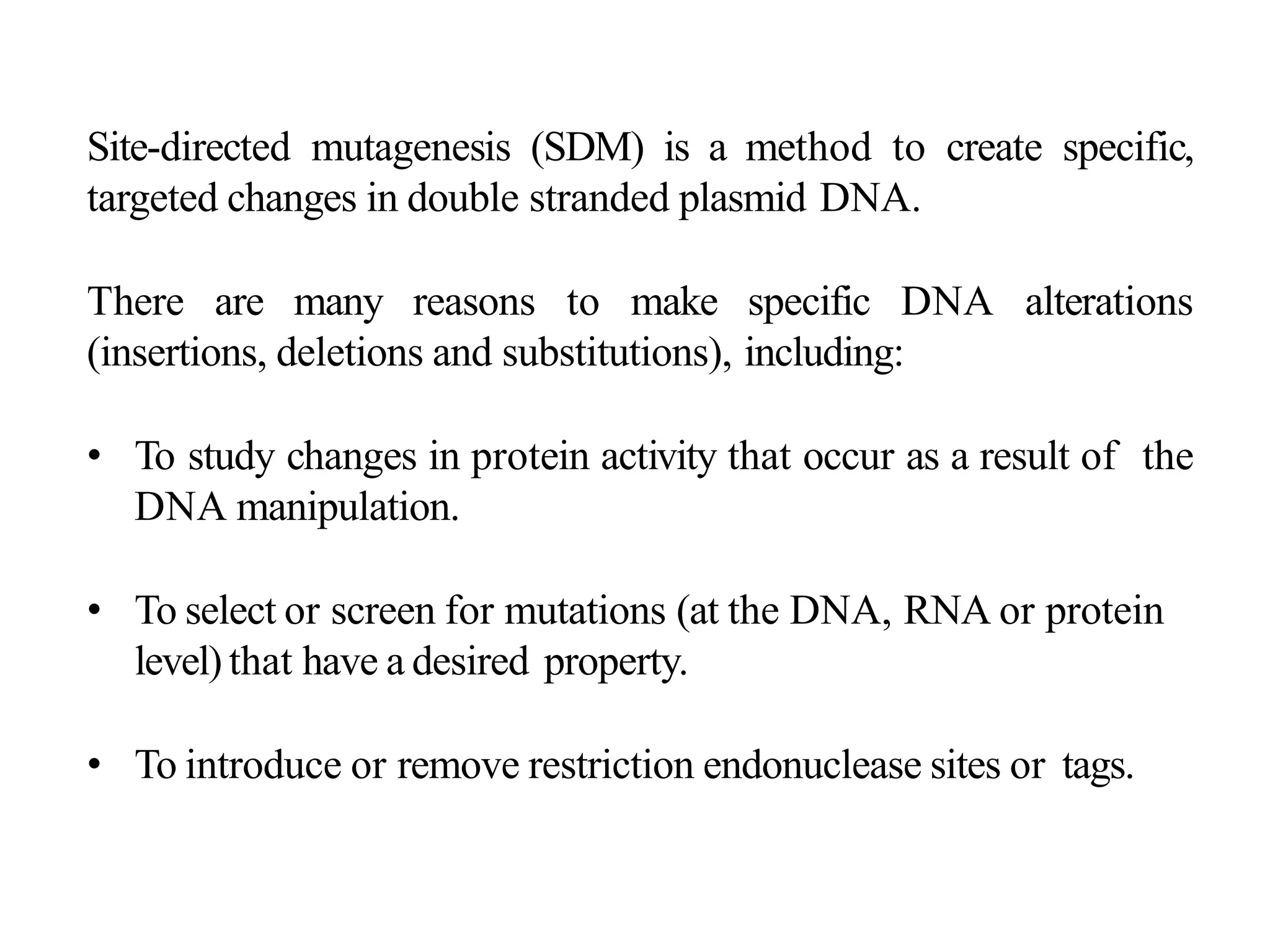 Site Directed Mutagenesis (SDM).pptx