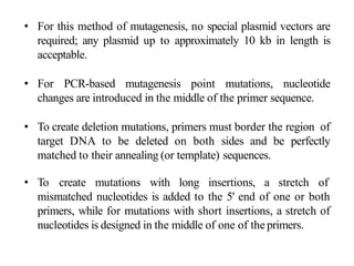 Site Directed Mutagenesis (SDM).pptx