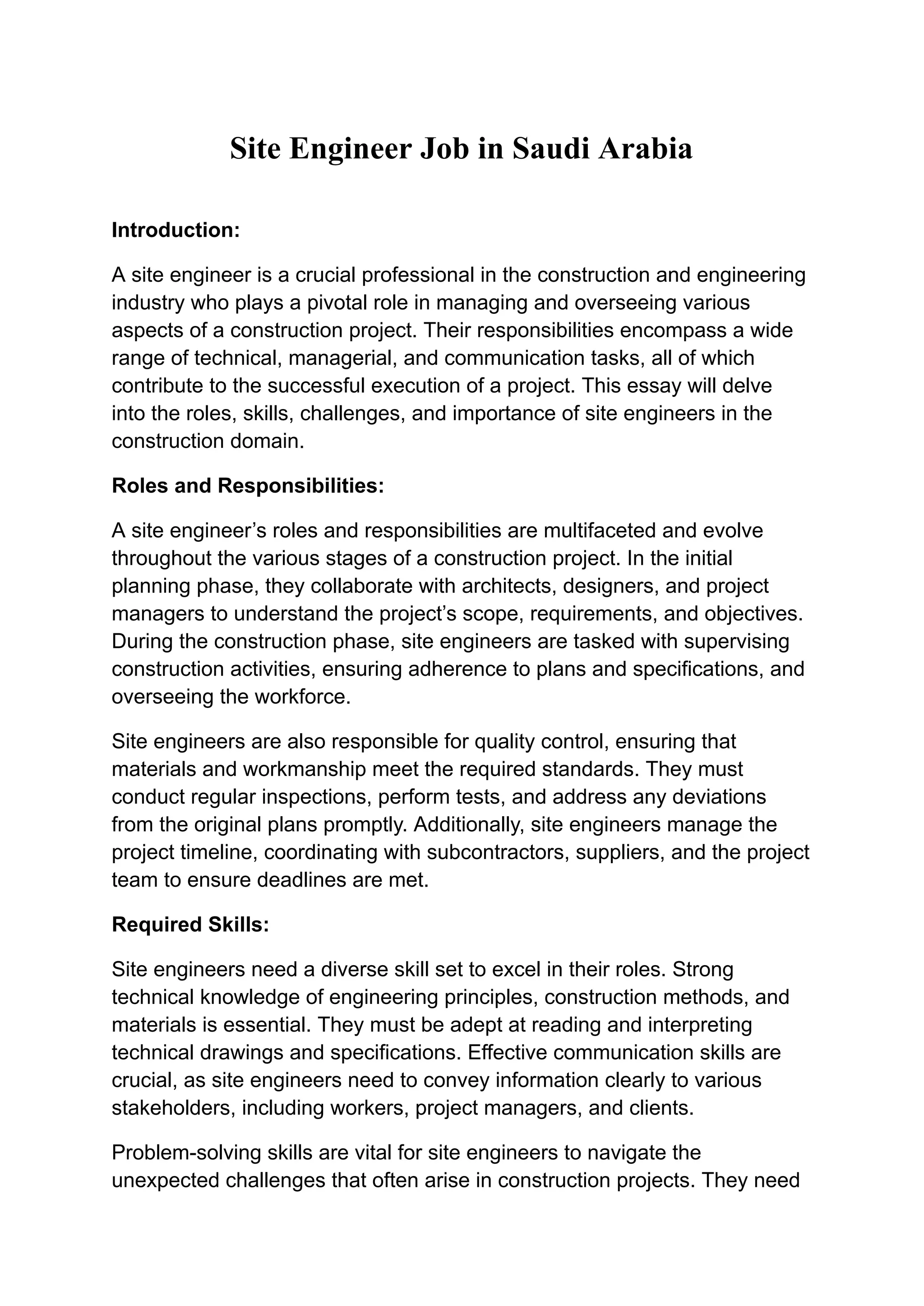 Site Engineer Job in Saudi Arabia.pdf