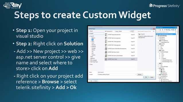 Sitefinity custom widgets | PPT