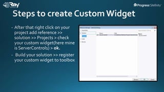 Sitefinity custom widgets | PPT