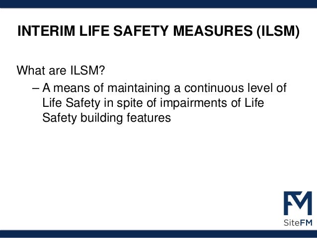 SiteFM Interim Life Safety Measures Webinar