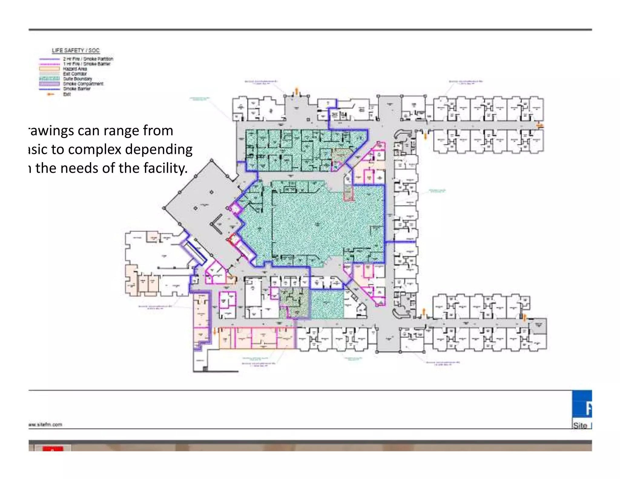 SiteFM Life Safety Drawings for Accreditation | PDF