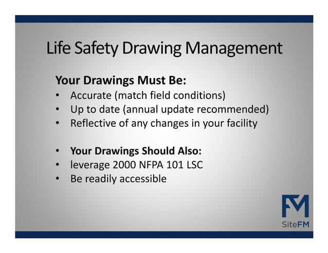 SiteFM Life Safety Drawings for Accreditation | PDF | Healthcare ...
