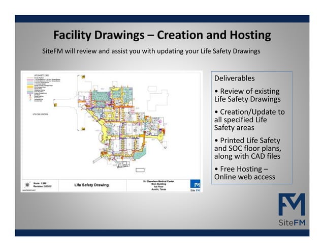 SiteFM Life Safety Drawings for Accreditation | PDF | Healthcare ...