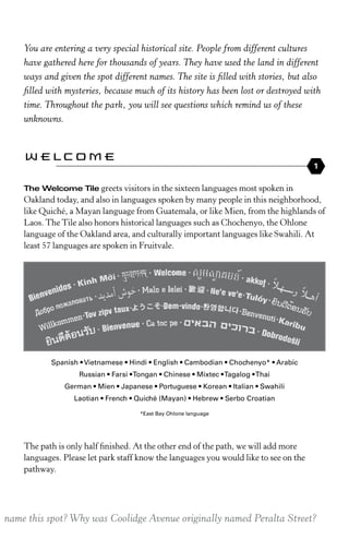 Site Guide & Walking Tour | PDF