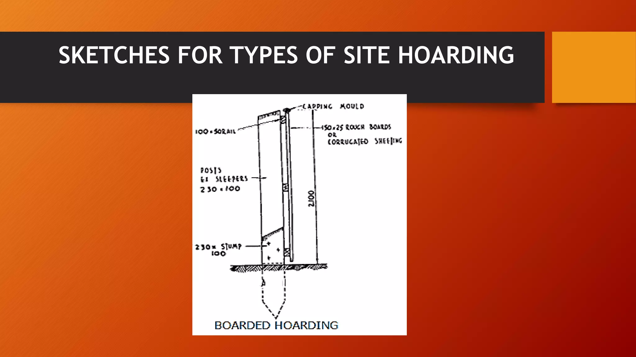 Site hoarding ppt | PDF