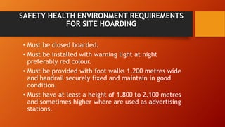 Site hoarding ppt | PDF