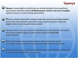 Dünya Mermer Potansiyeli | PPS