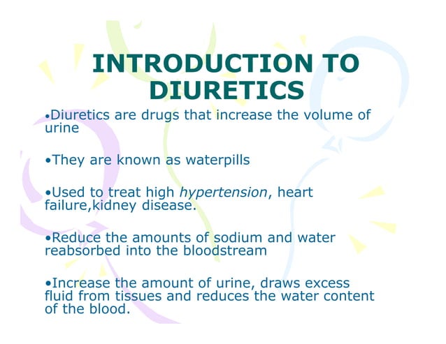Site 1 Diuretics | PPTX