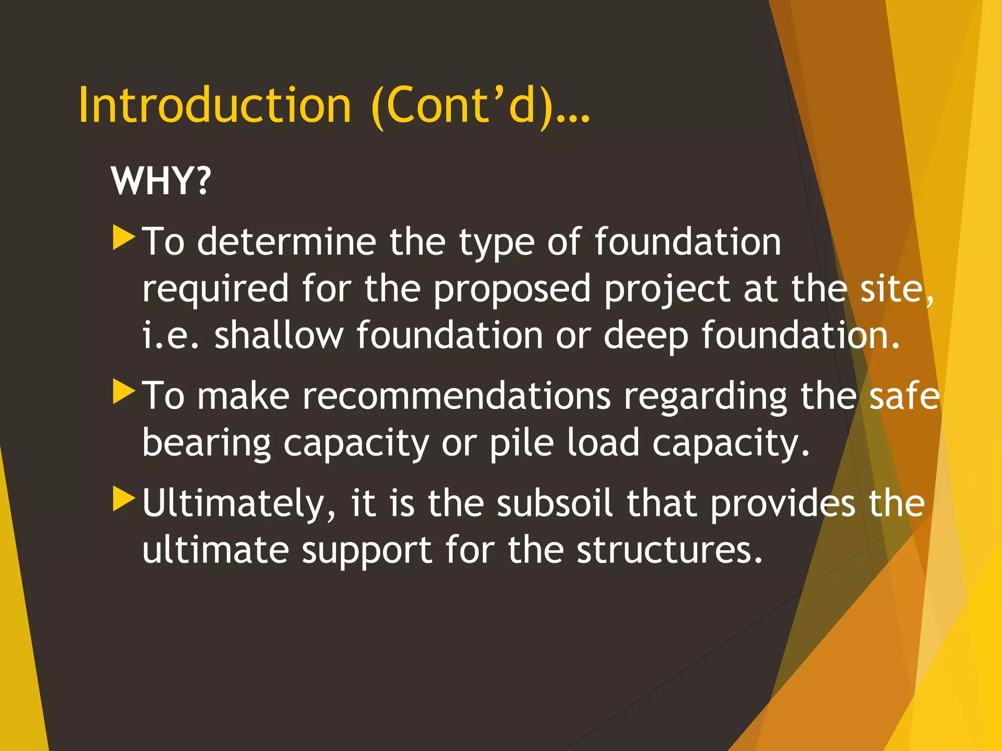 Geological Site Investigation Methods | PPT