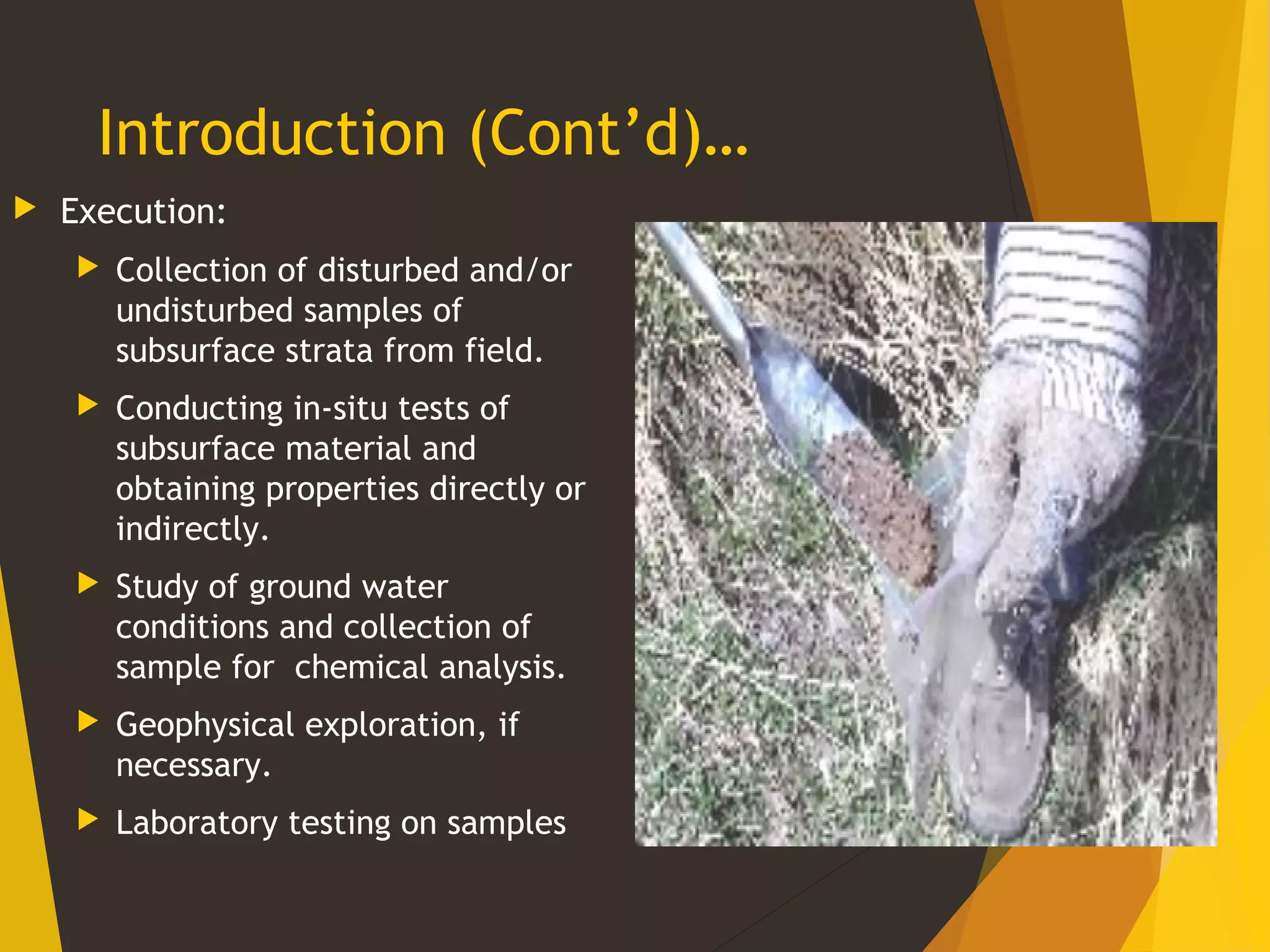 Geological Site Investigation Methods | PPT