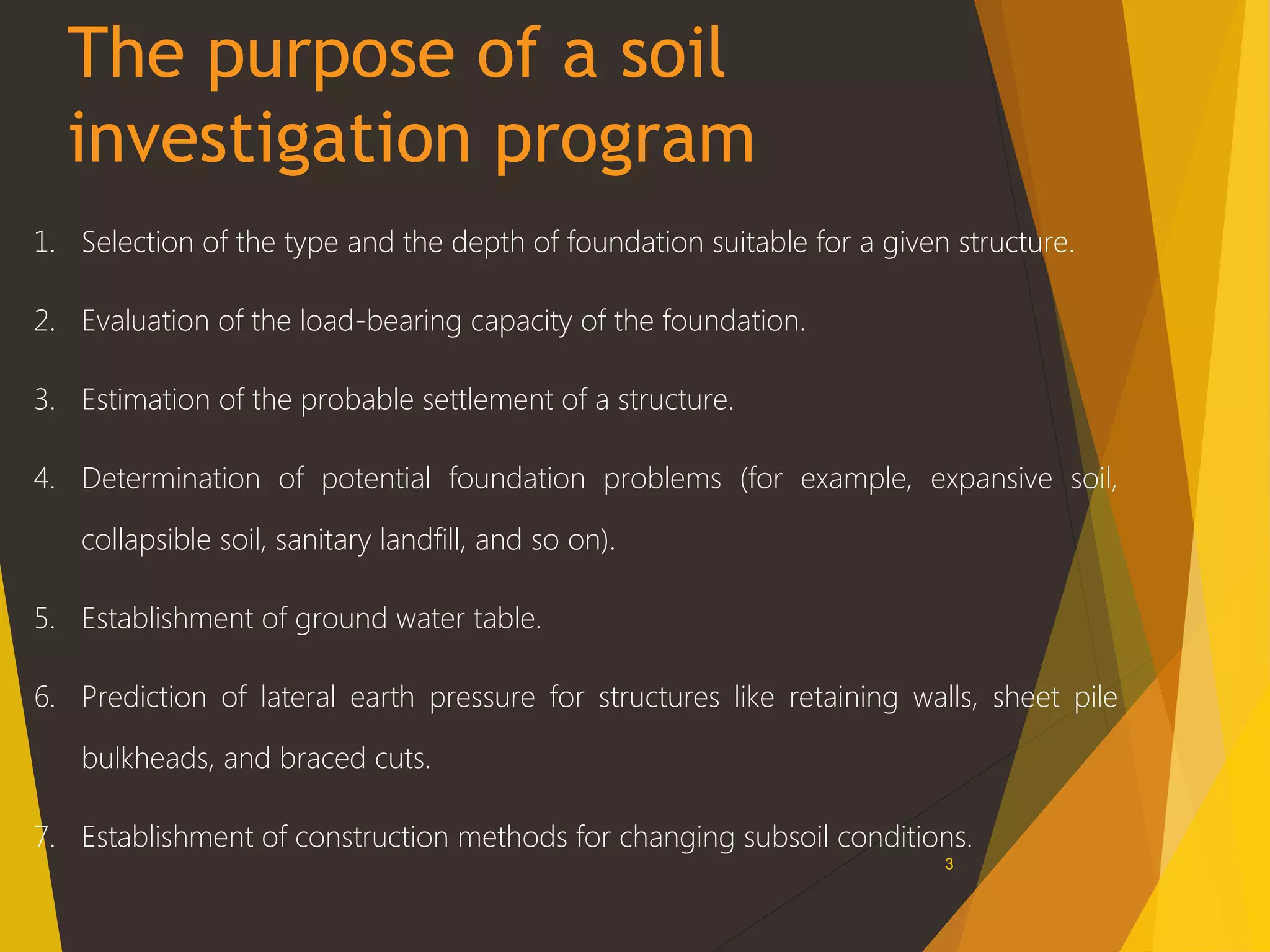 Geological Site Investigation Methods | PPT