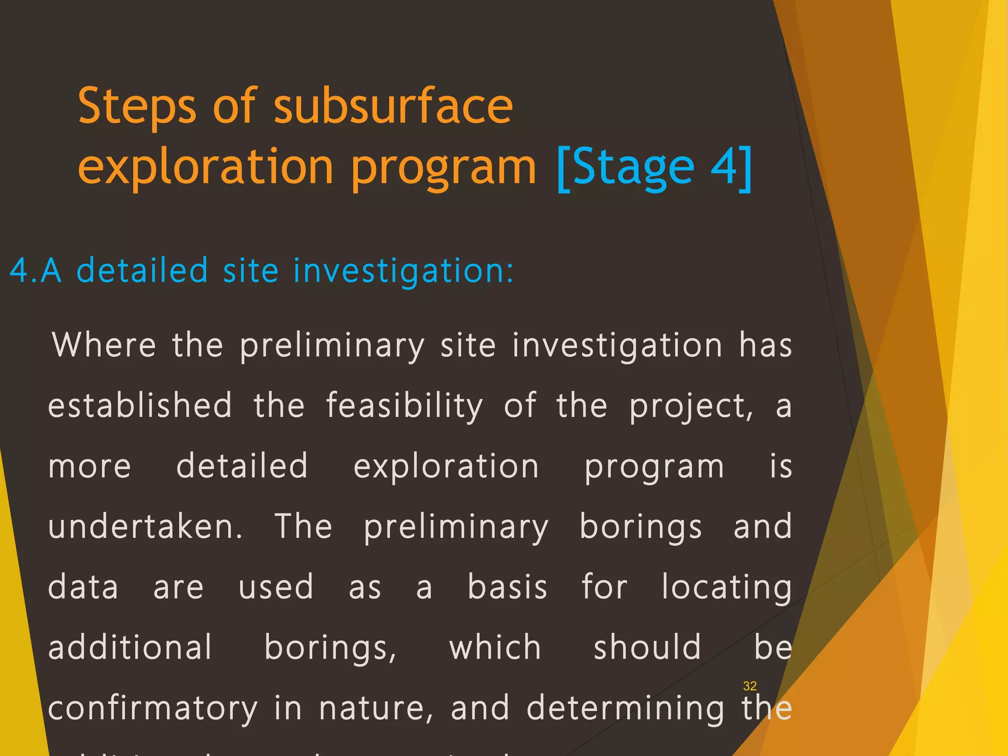 Geological Site Investigation Methods | PPT