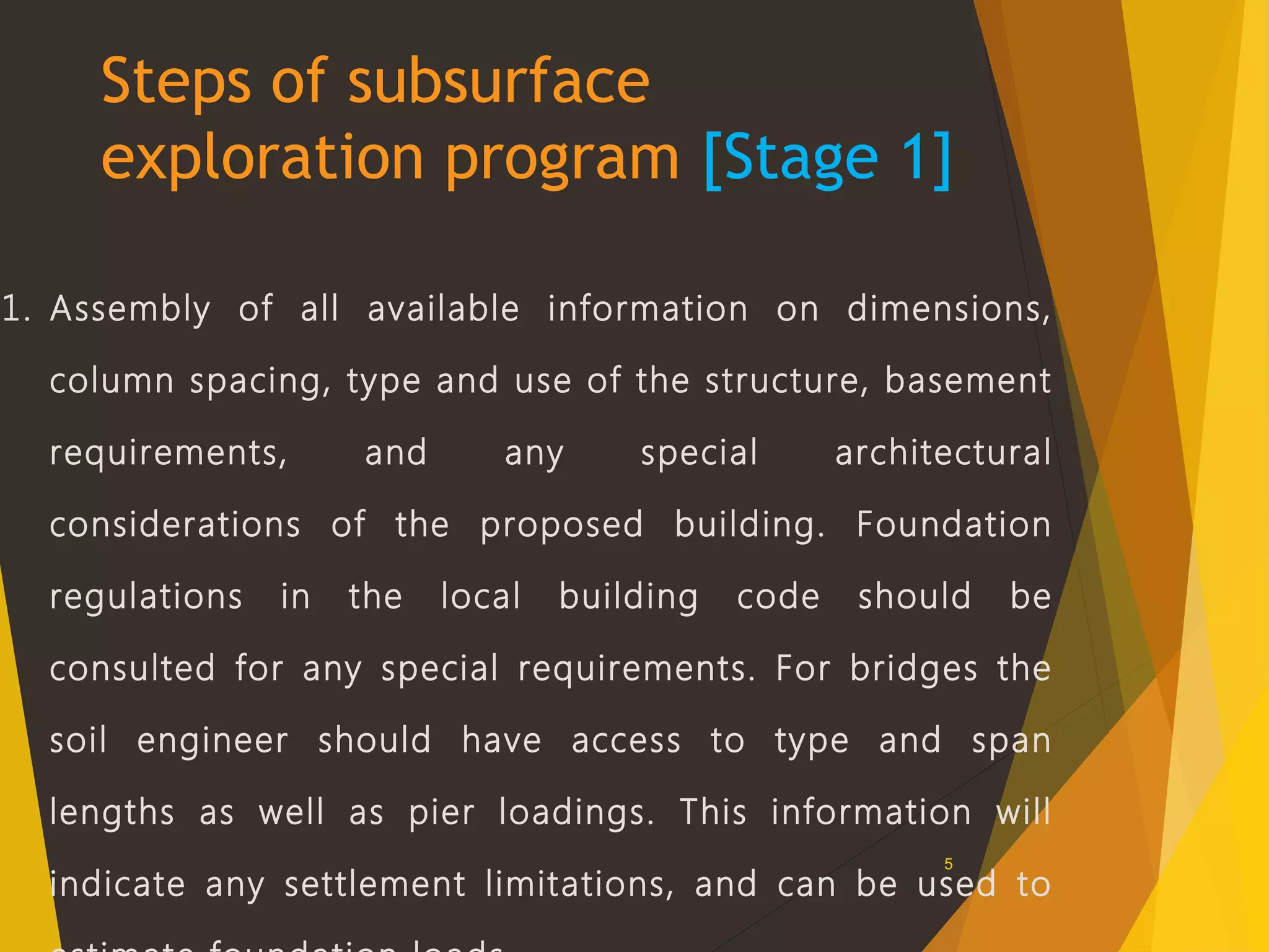 Geological Site Investigation Methods | PPT
