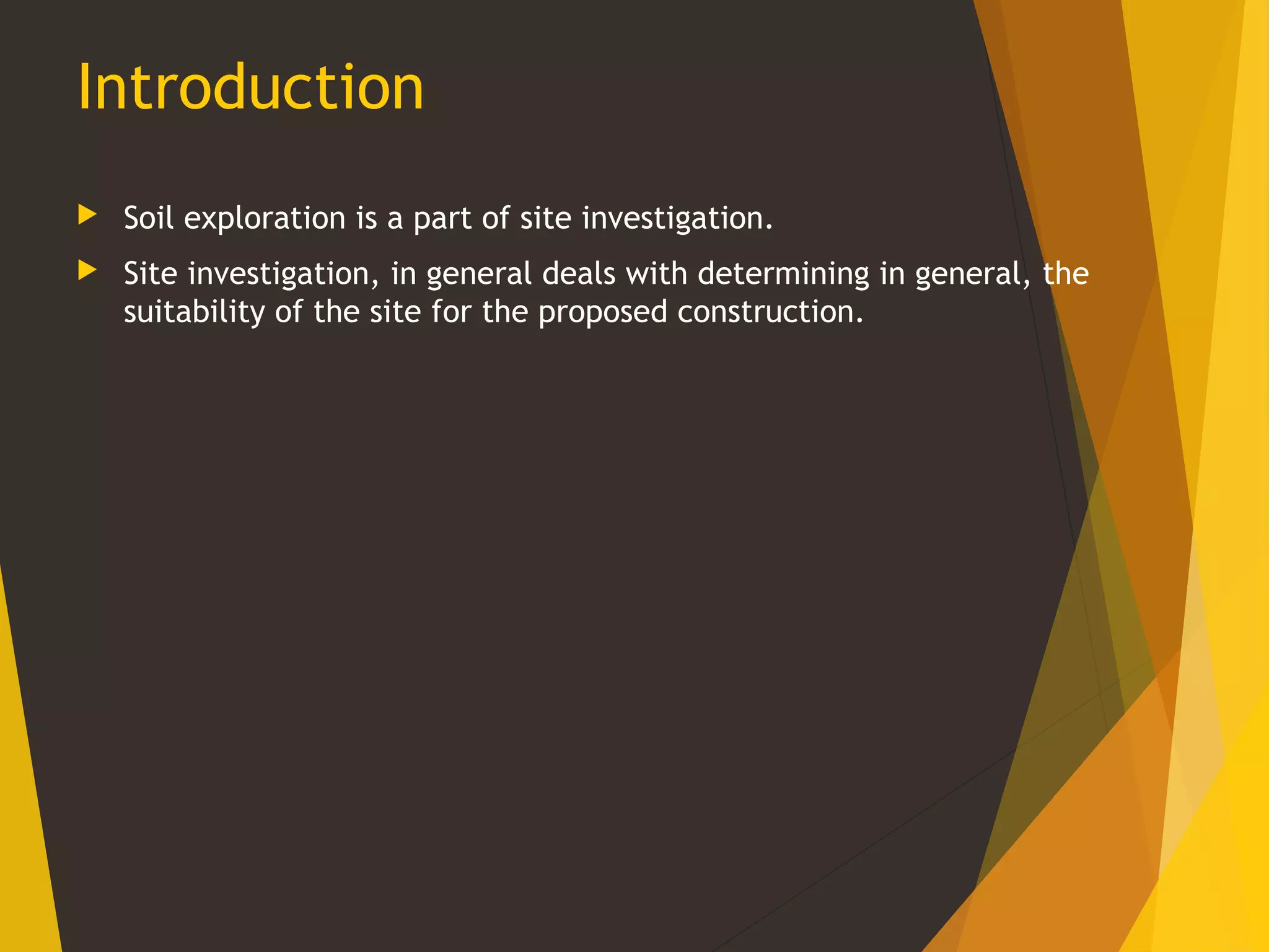 Geological Site Investigation Methods | PPT