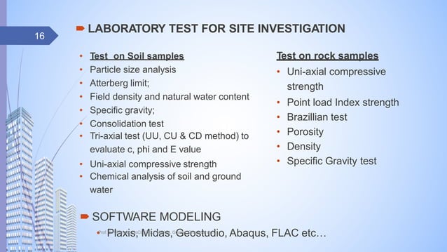 SITE INVESTIGATIONS for HIGH RISE BUILDINGS.pptx