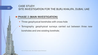 SITE INVESTIGATIONS for HIGH RISE BUILDINGS.pptx