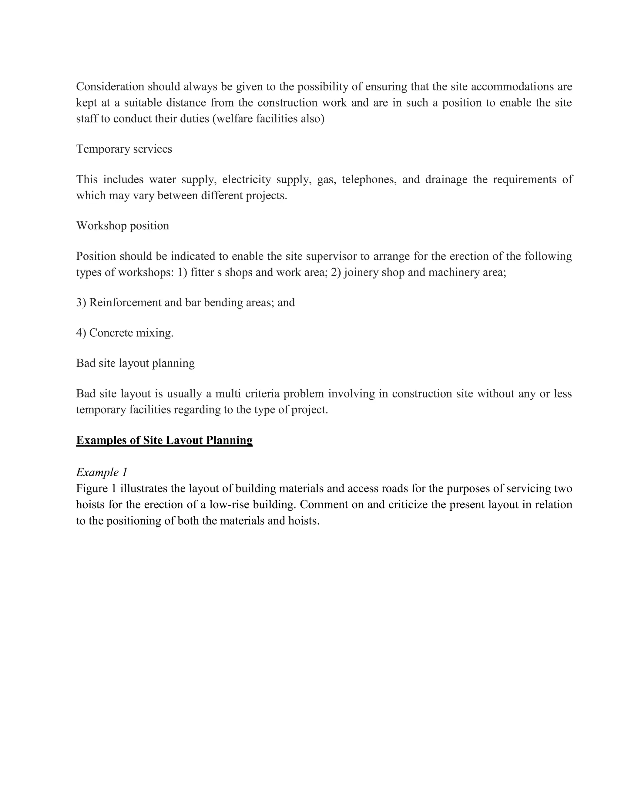 Site layout cpm module4 | PDF