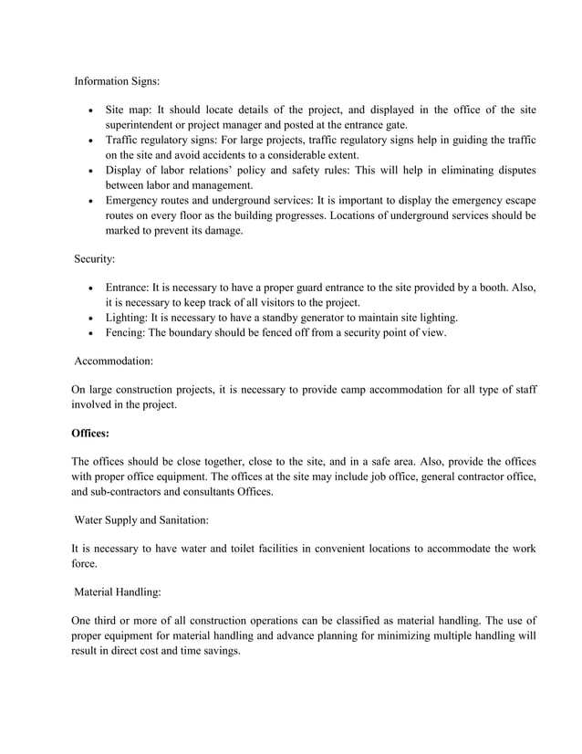Site layout cpm module4 | PDF