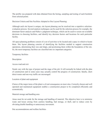 Site layout cpm module4 | PDF