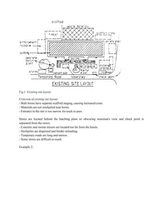 Site layout cpm module4 | PDF