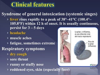 Influenza lecture for the medical students | PPTX