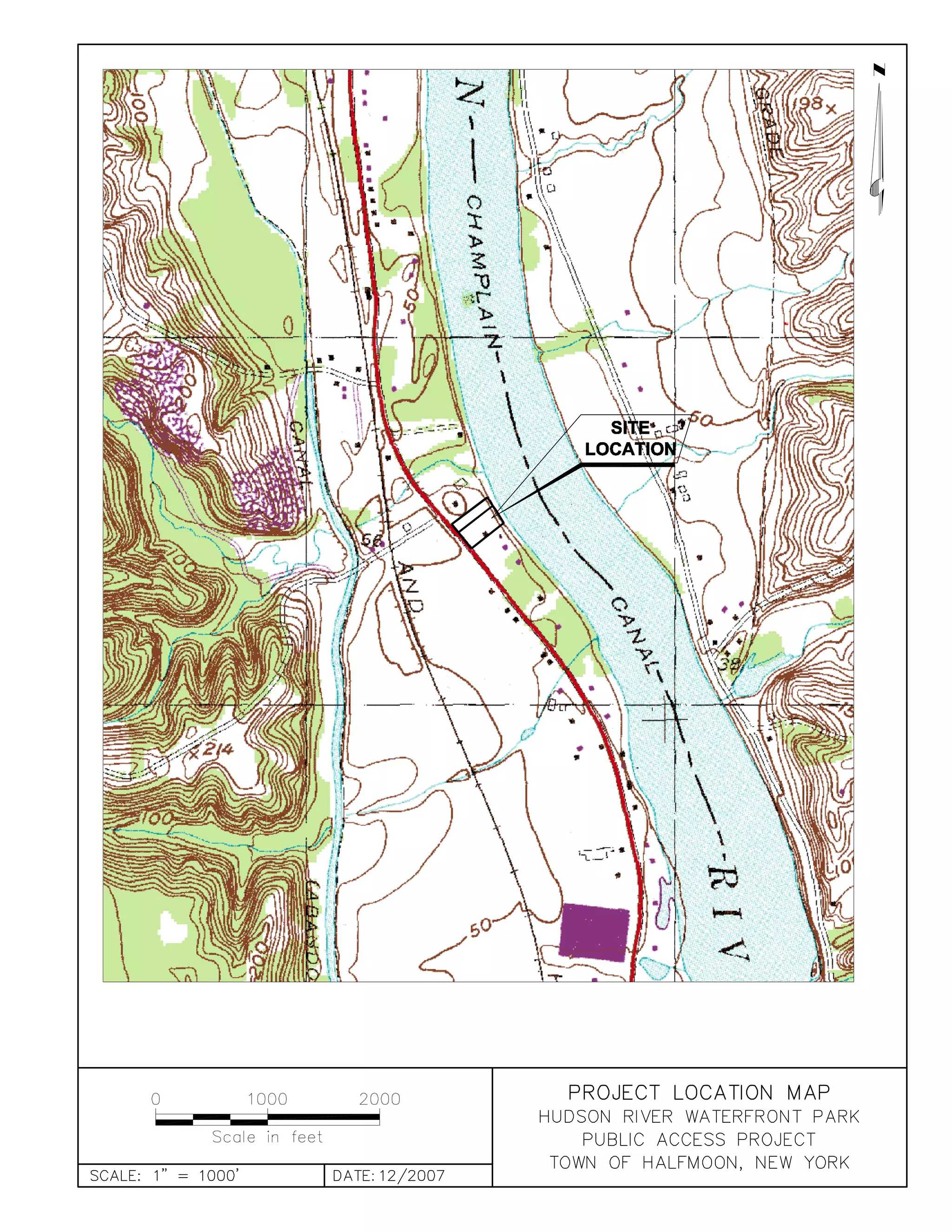 Waterfront Park Site Location Map | PDF