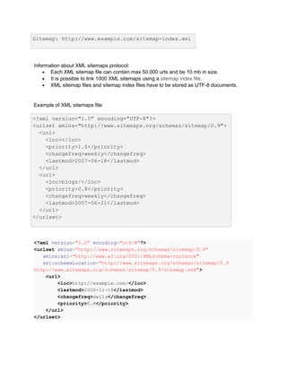 Sitemap comparison | DOC | Web Design and HTML | Internet