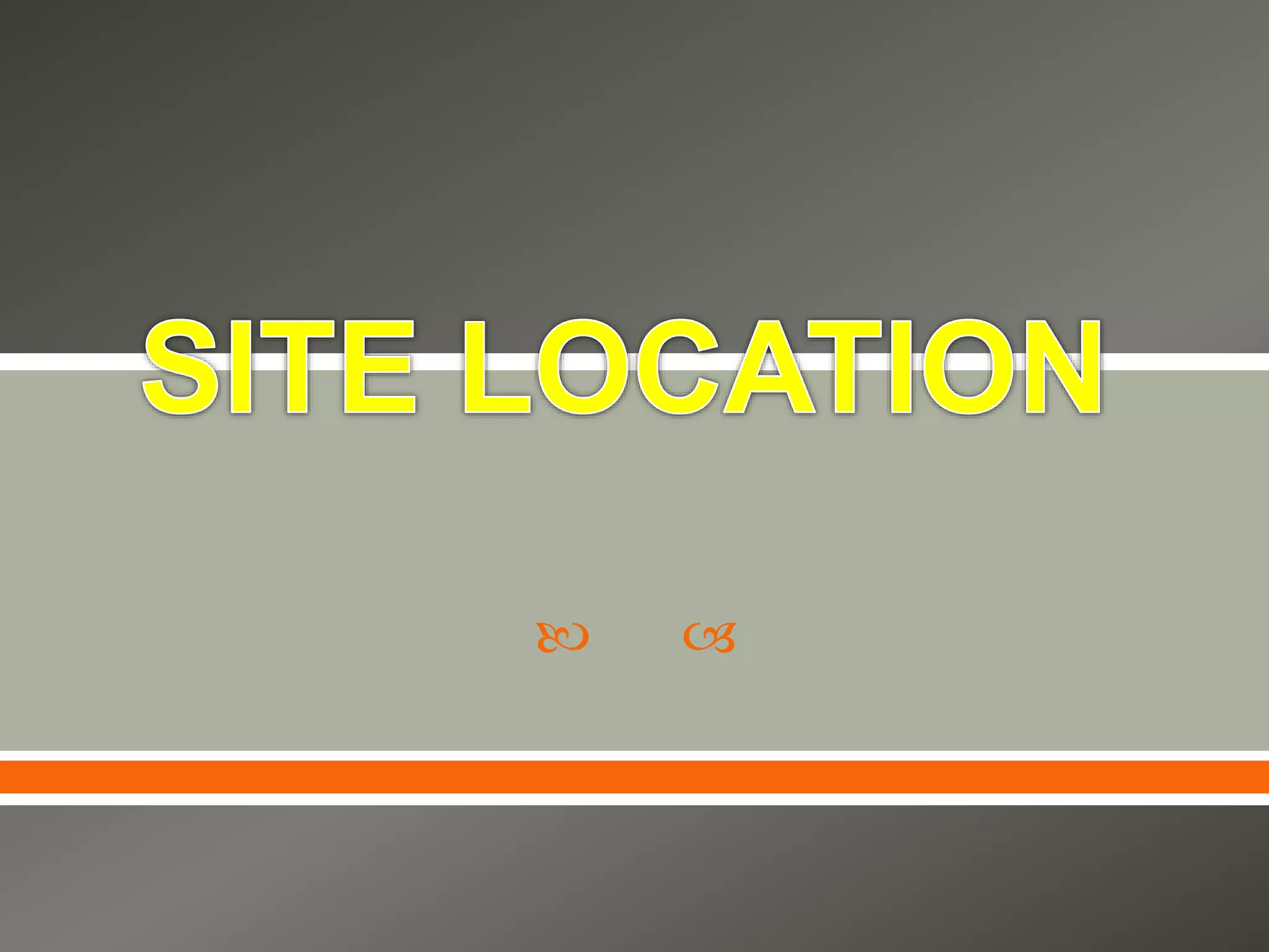 Site location, map reading and lot plotting, | PPTX