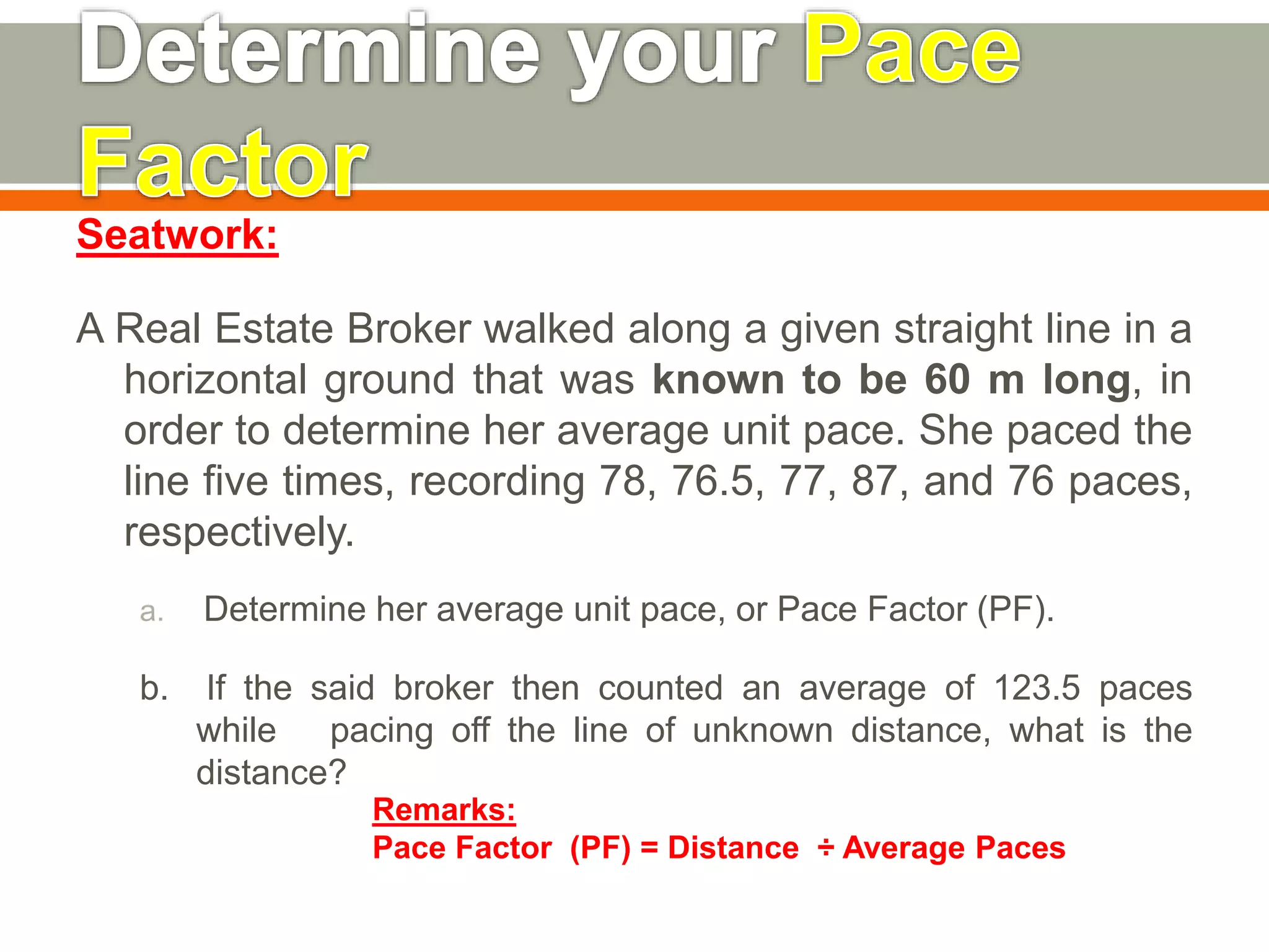 Site location, map reading and lot plotting, | PPTX