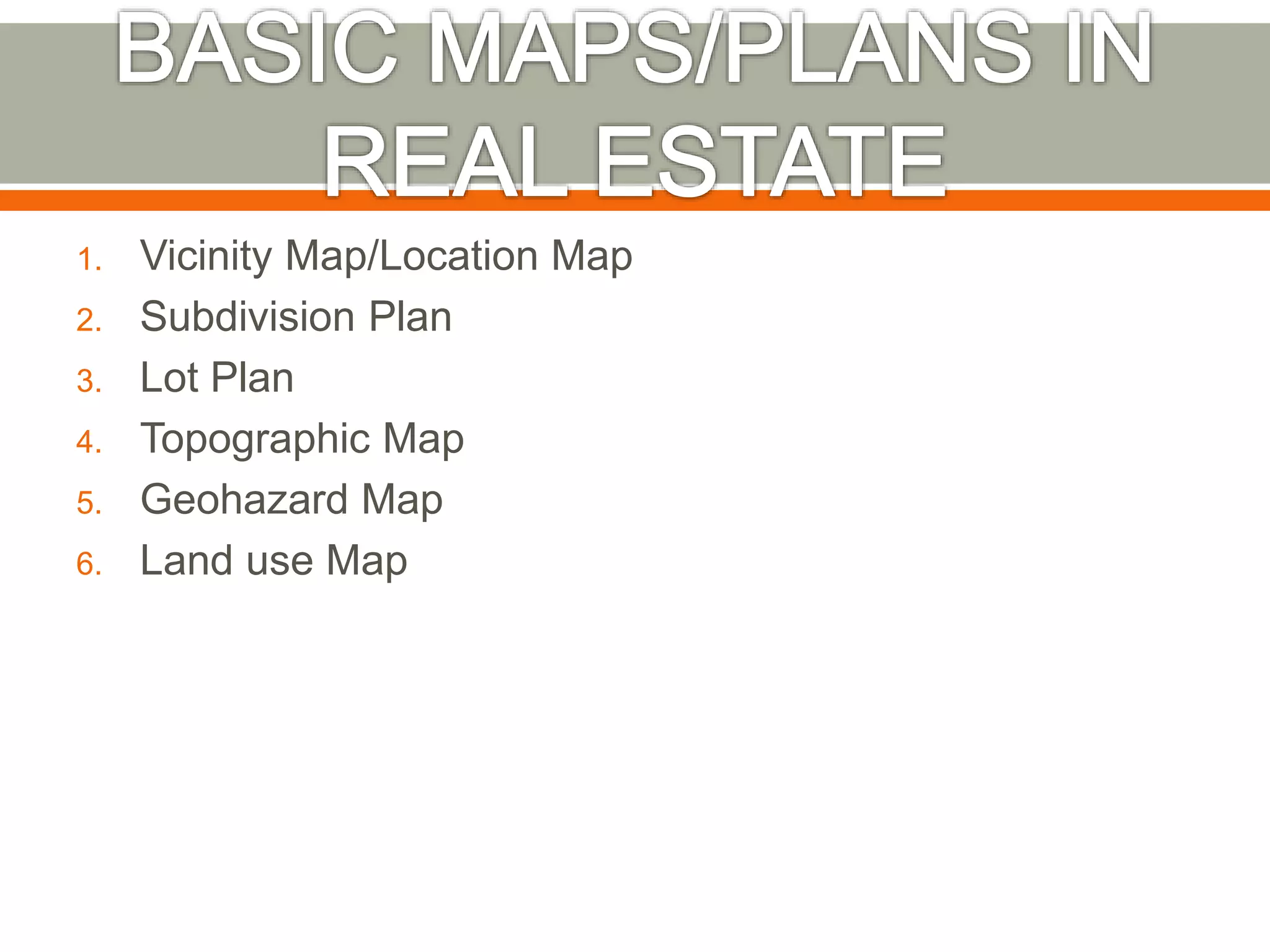 Site location, map reading and lot plotting, | PPTX