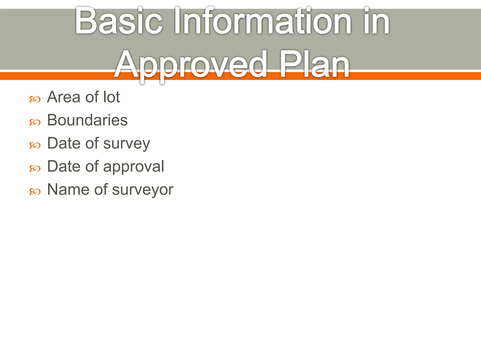 Site location, map reading and lot plotting, | PPTX