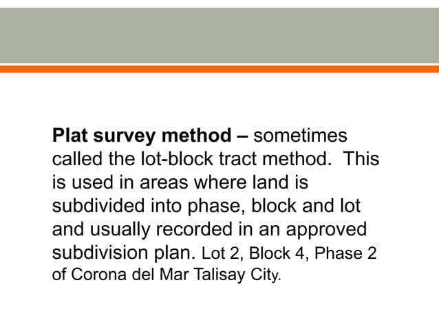 Site location, map reading and lot plotting, | PPTX | Geography | Science