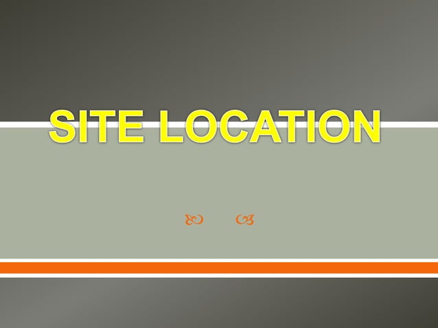 Site location, map reading and lot plotting, | PPTX | Geography | Science