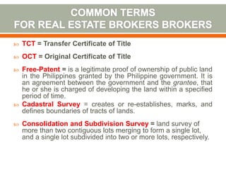 Site location, map reading and lot plotting, | PPTX