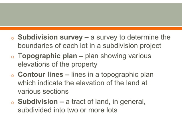 Site location, map reading and lot plotting, | PPTX | Geography | Science