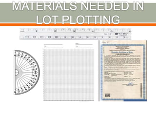 Site location, map reading and lot plotting, | PPTX