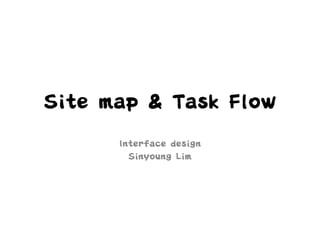 Site map & task flow | PPT