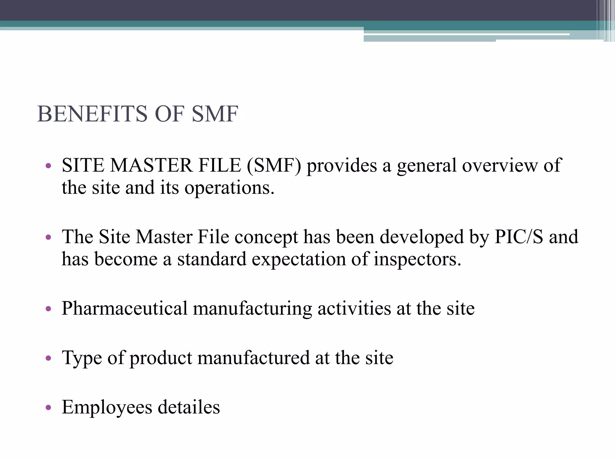 Site master file | PPTX