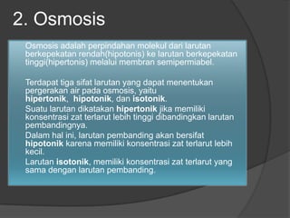 Sitem transpor membran | PPT