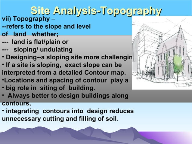 Site Planning in the Context of Architectural Projects | PPT | Civil ...