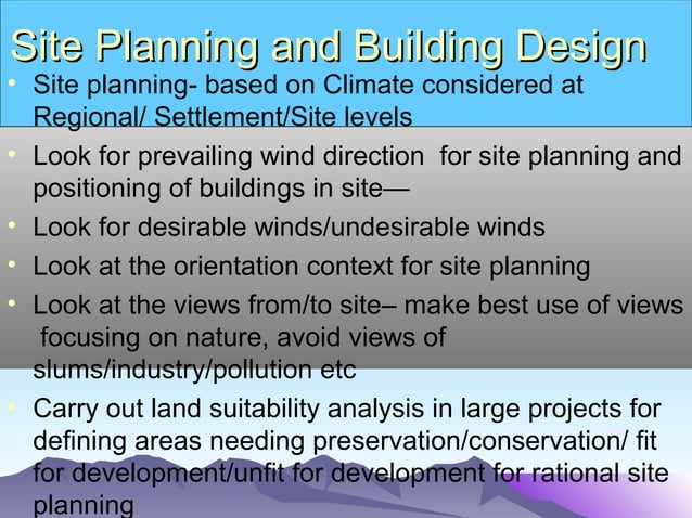 Site Planning in the Context of Architectural Projects | PPT | Civil ...