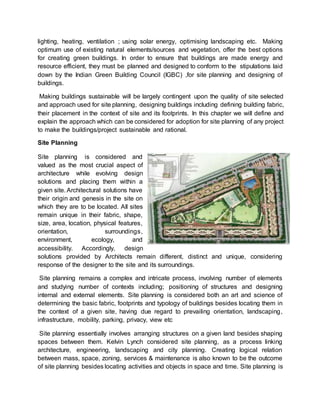 Site planning in Architectural Projects- Principles and Approaches | PDF