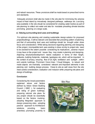 Site Planning in Architectural Projects- Principles and Approach | DOCX