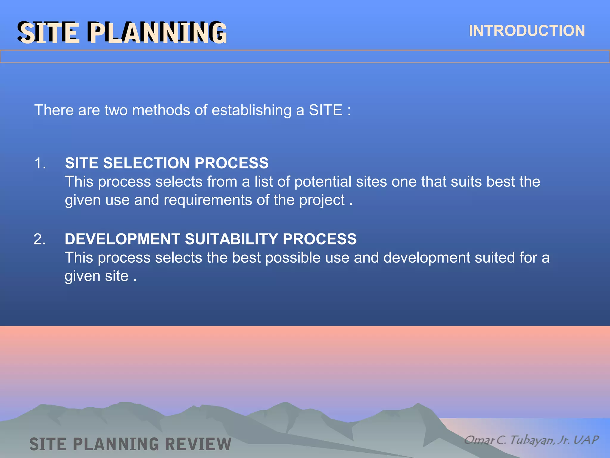 Site planning kevin lynch | PPT
