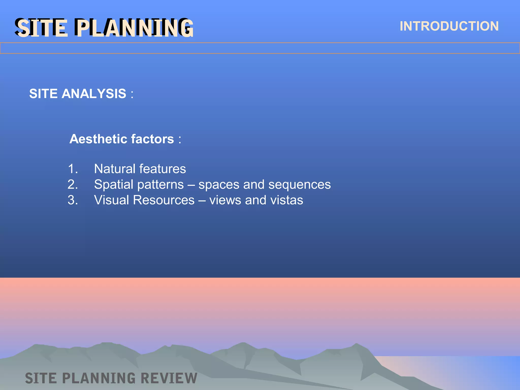 Site planning kevin lynch | PPT