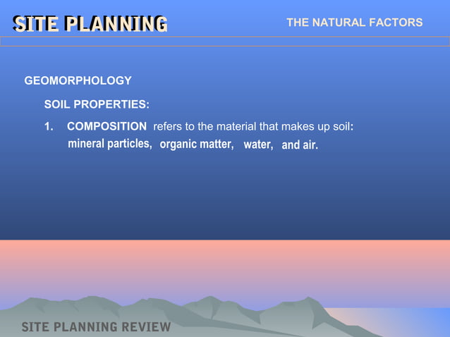 Site planning kevin lynch | PPT